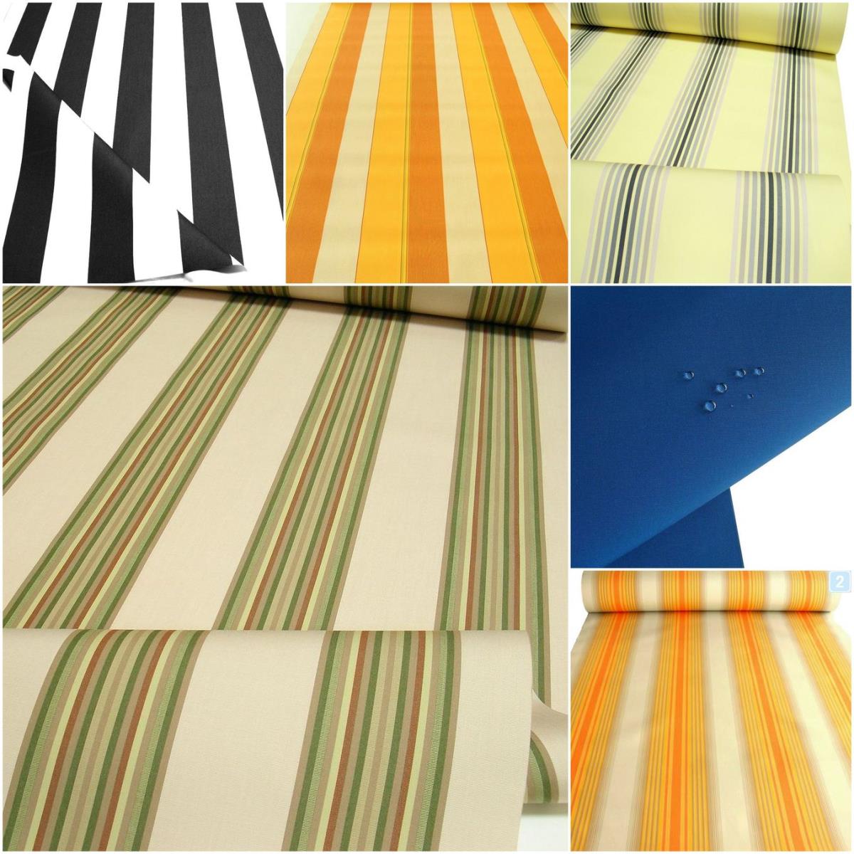 MarkisenStoff gestreift